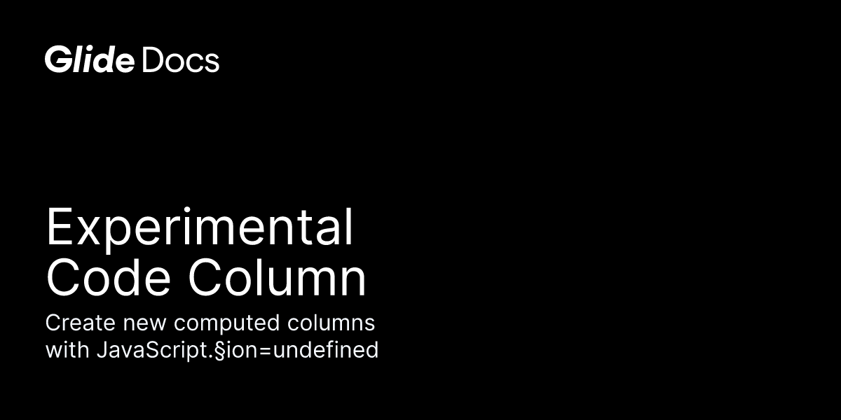 Experimental Code Column Experimental Code Column